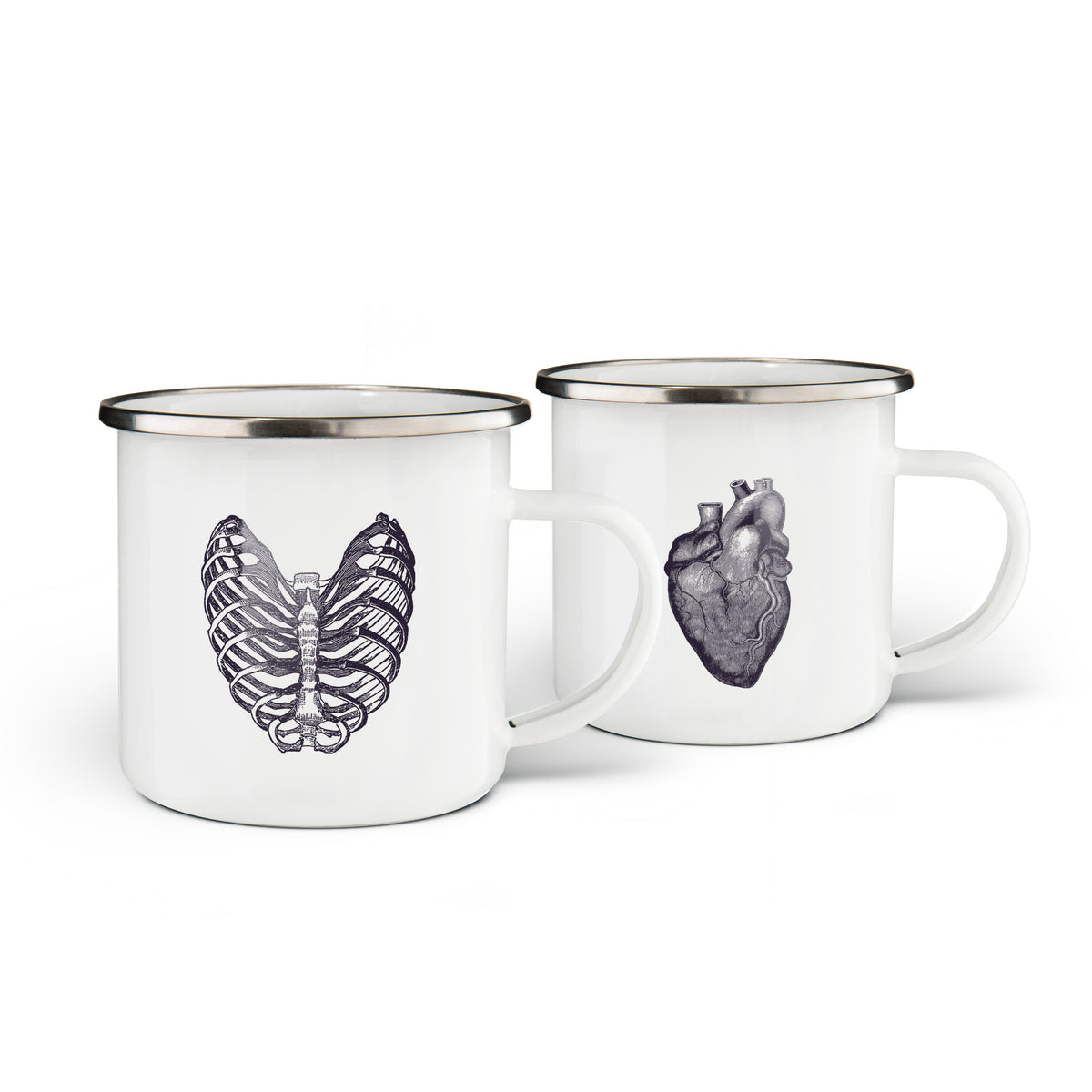 Hearts' Shape Mugs Set – Industria Design